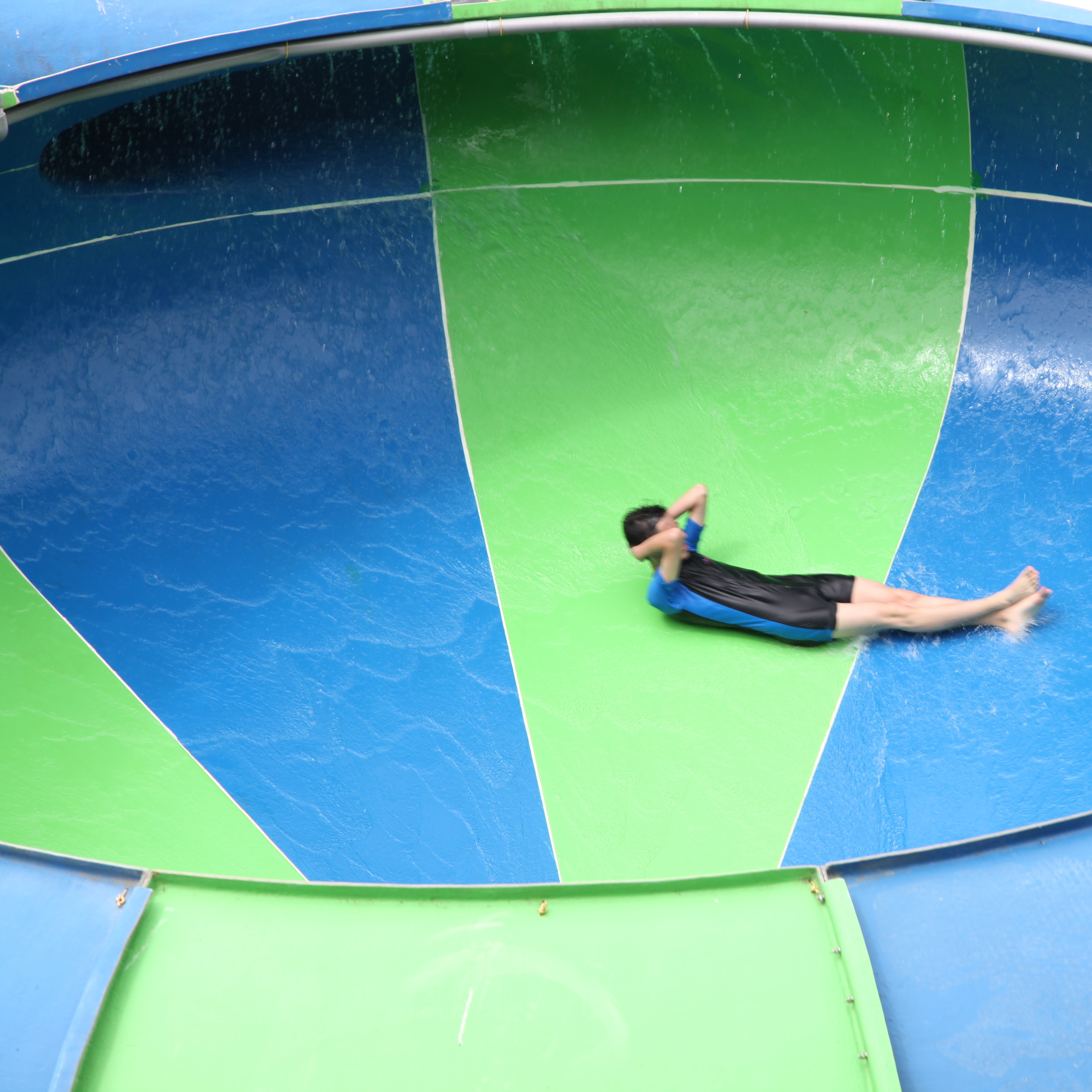Easy Installation Fiberglass Water Slides Space Bowl Water Slide For ...